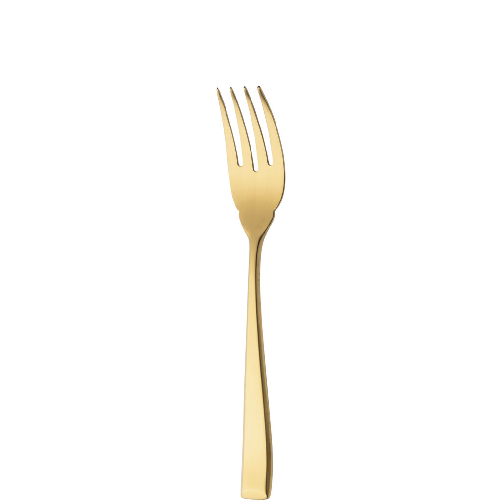 Durban Gold Satin PVD - Fish fork - Sola Hospitality